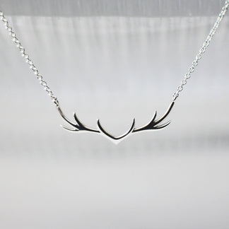 My Deer Necklace - Minimal - Silver – Aisling Chou Studio
