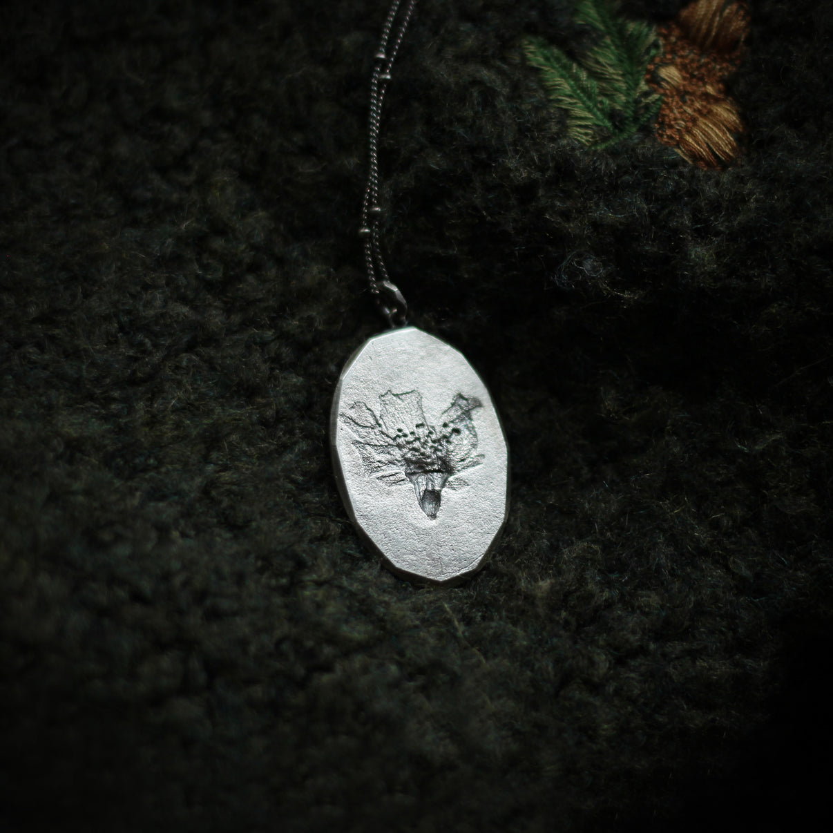 Cherry Blossom Pendant Necklace - Silver – Aisling Chou Studio