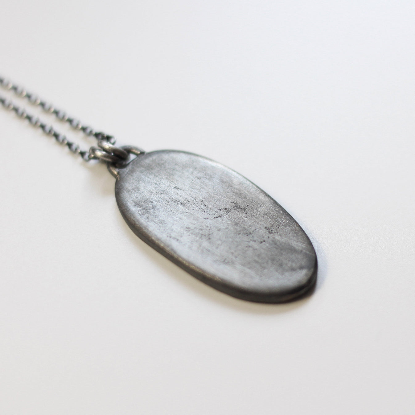 Fossil Large Daisy Necklace - Oxidised Silver – Aisling Chou Studio