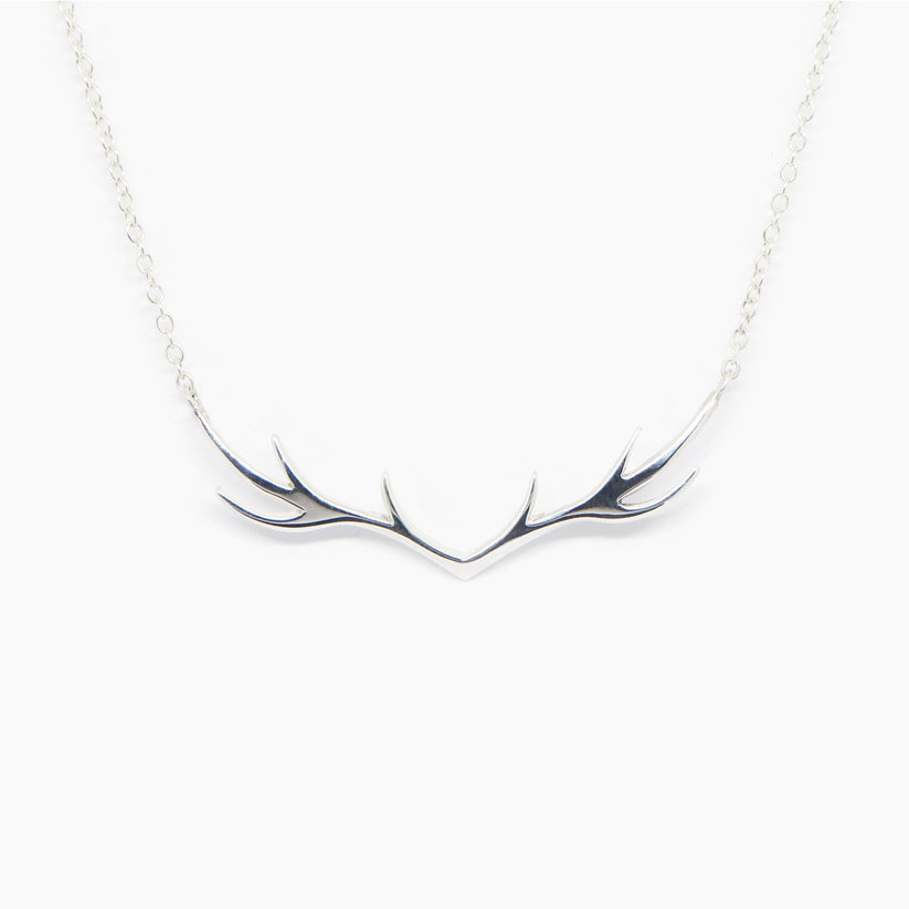 My Deer Necklace - Minimal - Silver – Aisling Chou Studio